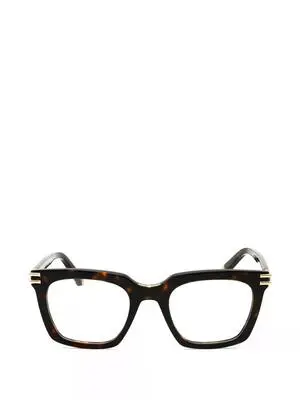 Philipp Plein Tortoiseshell-effect Square-frame Glasses - Brown