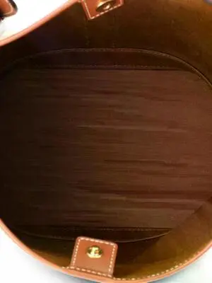 Celine Triomphe Coated Canvas Small Bucket Bag