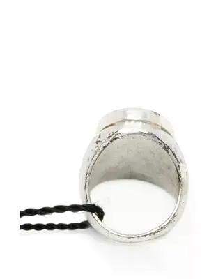Gianfranco Ferre 2000s Logo-engraved Signet Ring