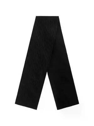 Dolce & Gabbana Cashmere Knit Scarf - Black