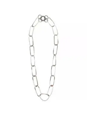 LANVIN Tone Box-link Necklace