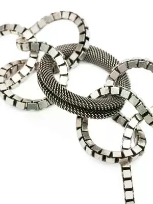 LANVIN Tone Box-link Necklace