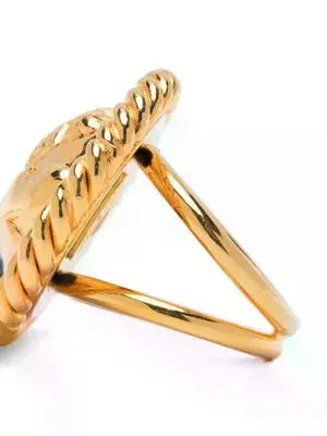 FERRAGAMO 1980s Twisted-edge Ring