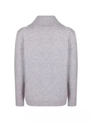 ZANONE Quarter-zip Knitted Sweater - Grey