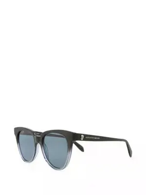 Alexander McQueen Skull-detail Cat-eye Sunglasses