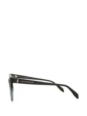 Alexander McQueen Skull-detail Cat-eye Sunglasses