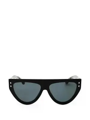 Isabel Marant Geometric-frame Sunglasses - Black