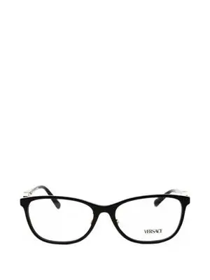 Versace Medusa Plaque Cat-eye Glasses - Black