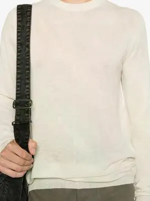 Rick Owens Fine Knit Wool Sweater - Neutrals