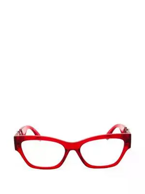Versace Versace Eyewear Cat Eye Glasses Red