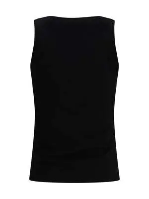Balmain Paris Brush Print Tank Top