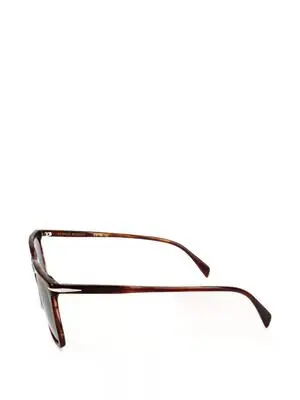 DB EYEWEAR BY DAVID BECKHAM Tortoiseshell-effect Rectangle-frame Sunglasses