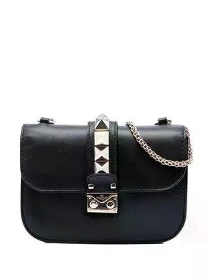 Valentino Garavani Small Rockstud Glam Lock Crossbody Bag