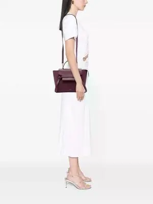 Celine 2020 Micro Grained Calfskin Belt Bag Satchel - Red