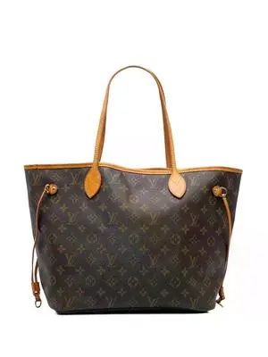 LOUIS VUITTON Monogram Neverfull Mm Tote Bag - Brown