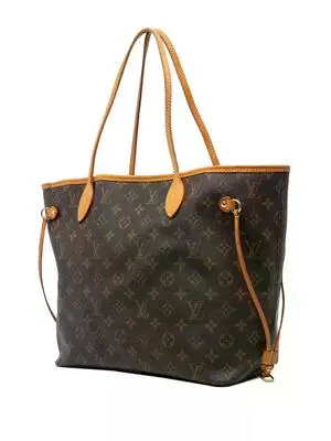 LOUIS VUITTON Monogram Neverfull Mm Tote Bag - Brown