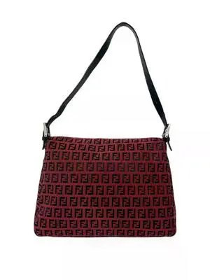 Fendi Zucchino Canvas Mamma Forever Shoulder Bag