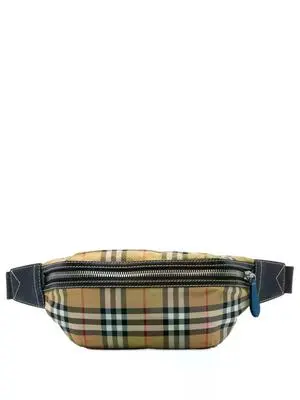 Burberry Medium House Check Nylon Sonny Belt Bag