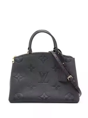 LOUIS VUITTON 2021-2026 Monogram Empreinte Giant Grand Palais Satchel - Black