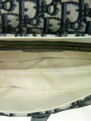 Dior 2018 Oblique Canvas Saddle Bag Shoulder Bag