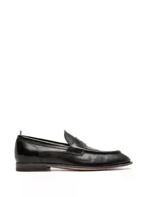 Officine Creative Solitude 001 Serrated-edge Leather Loafers