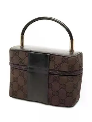 Gucci Mini Gg Canvas Vanity Bag