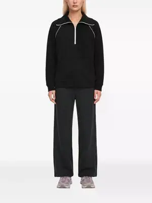 Max Mara Piped Half-zip Sweater