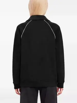 Max Mara Piped Half-zip Sweater