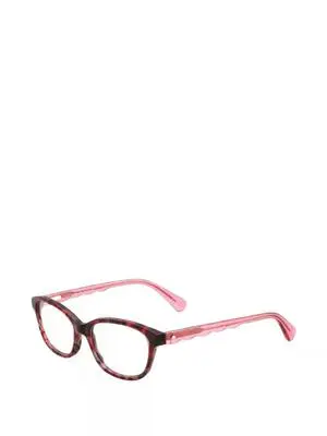 Kate Spade New York Tortoiseshell-effect Cat-eye Frame Glasses