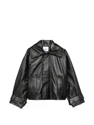 Erika Cavallini Buckle-cuff Jacket - Black