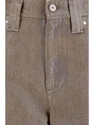 Brunello Cucinelli Lurex Wide-leg Jeans