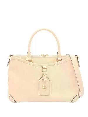 LOUIS VUITTON 2000-2026 Monogram Empreinte Trianon Pm Satchel - Neutrals
