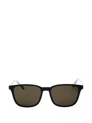 Hugo Rectangle-frame Sunglasses - Black