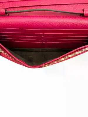 Gucci Calfskin Wallet On Strap Crossbody Bag