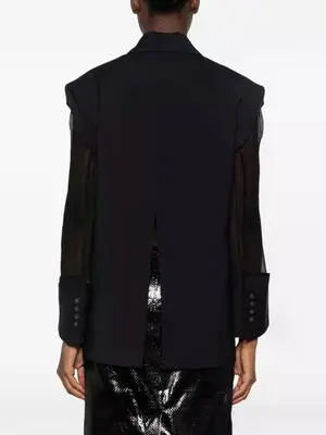 Erika Cavallini Sheer-sleeve Blazer