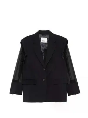 Erika Cavallini Sheer Sleeve Blazer