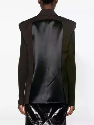 Erika Cavallini Sleeveless Notch Lapel Waistcoat