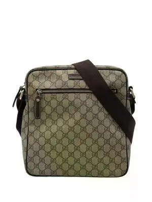 Gucci 2016-2026 Gg Supreme Crossbody Bag - Neutrals