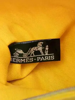 Hermès 20th Century Cotton Bain Yachting Flat Pouch