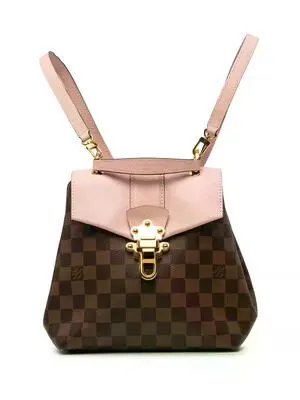 LOUIS VUITTON 2018 Damier Ebene Clapton Backpack