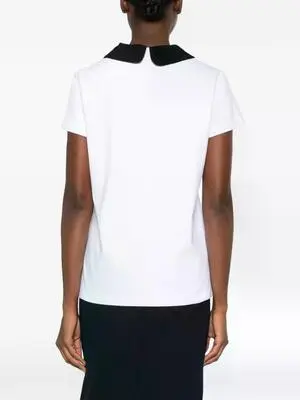 N°21 Contrast Peter Pan Collar T-shirt