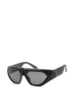Philipp Plein Geometric-frame Sunglasses - Black