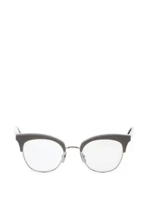 Thom Browne Cat Eye Frame Glasses - Grey