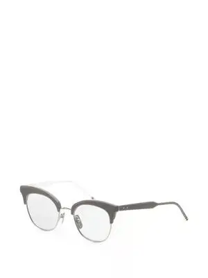 Thom Browne Cat Eye Frame Glasses - Grey