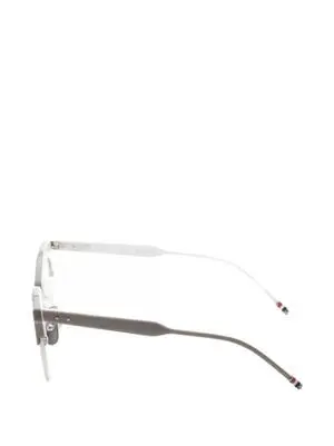 Thom Browne Cat Eye Frame Glasses - Grey
