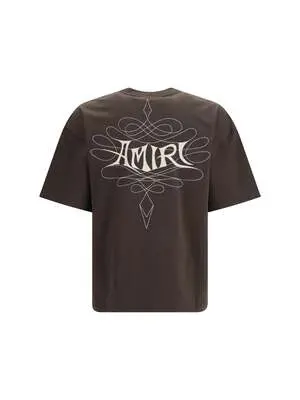 Amiri Lasso Os T-shirt - Brown