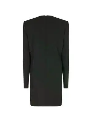 Federica Tosi V-neck Long-sleeve Mini Dress