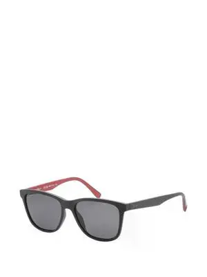 FERRAGAMO Matte-finish Square-frame Sunglasses - Black