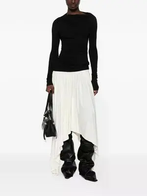 ENTIRE STUDIOS Draped Long-sleeve Top