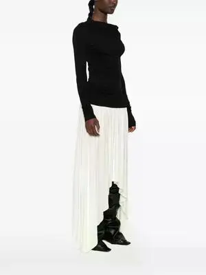 ENTIRE STUDIOS Draped Long-sleeve Top